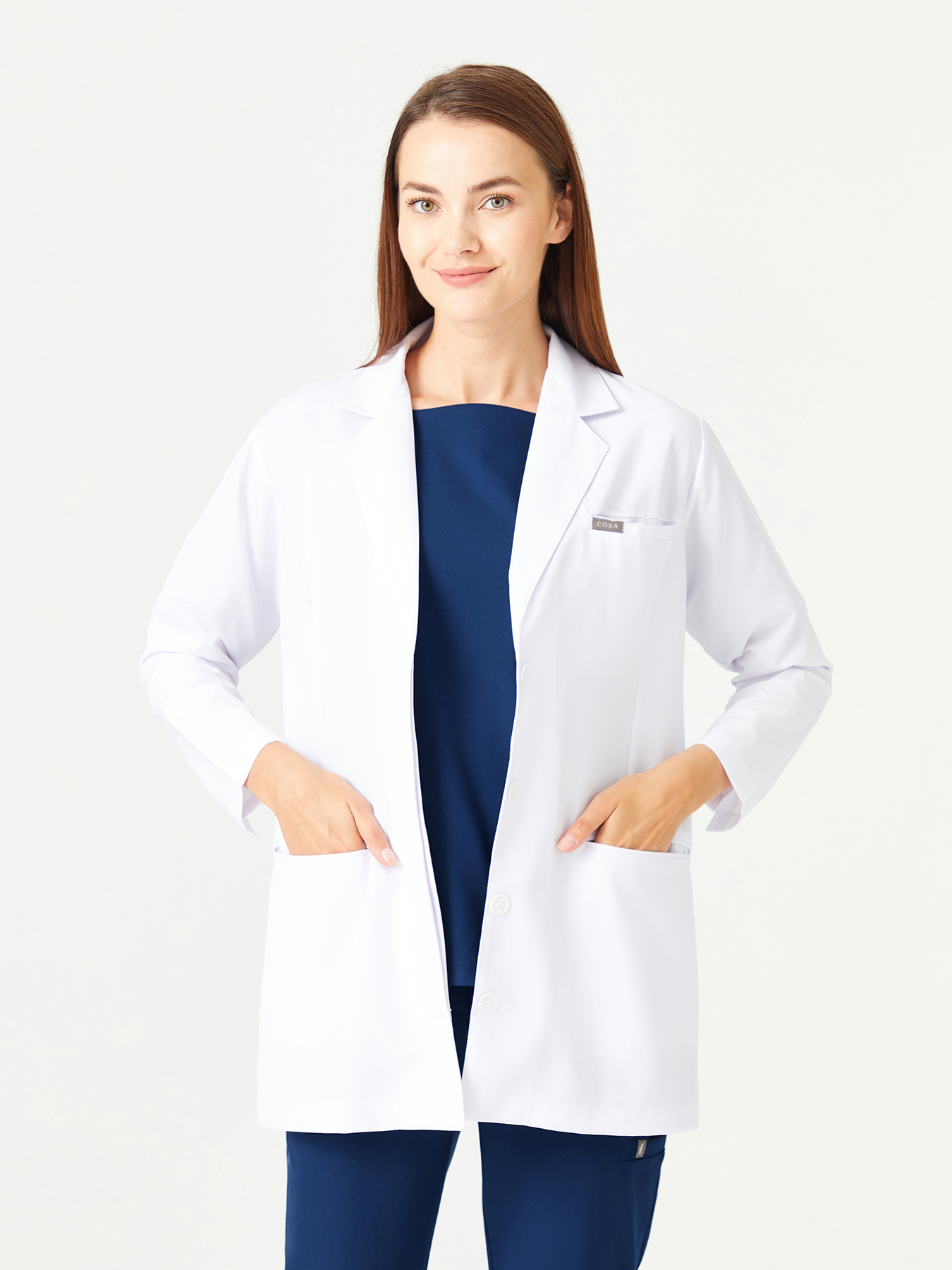 Cosa x Studio Brandia ® Kadın Ceket Yaka Önlük – COSA Uniform